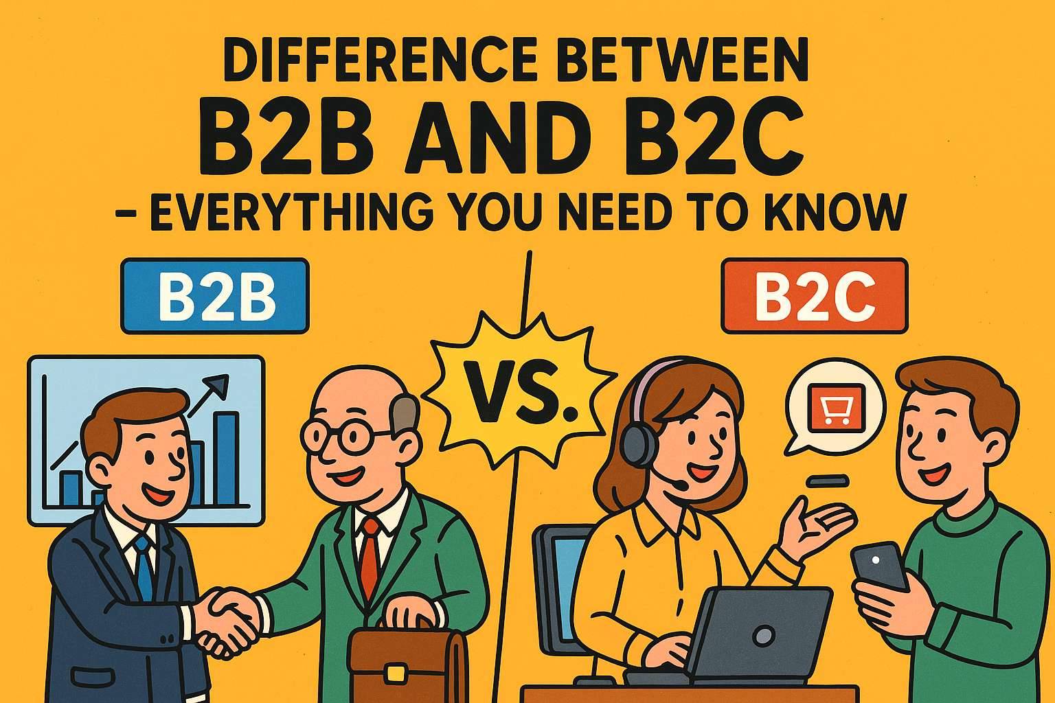 Difference Between B2B and B2C - Everything You Need To Know